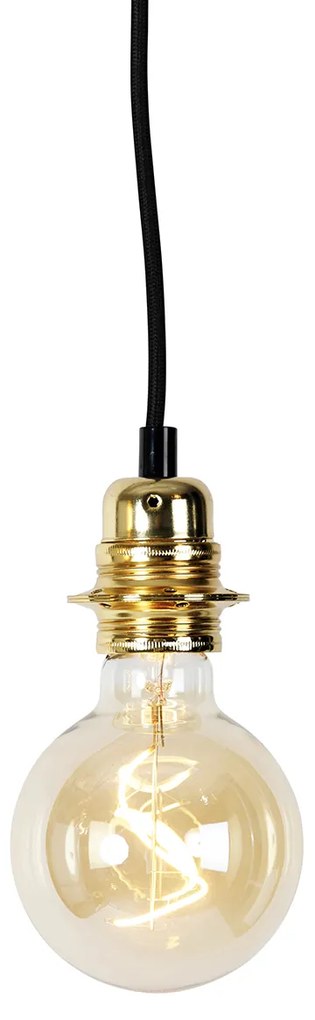 Moderní závěsná lampa zlatá - Cava 3