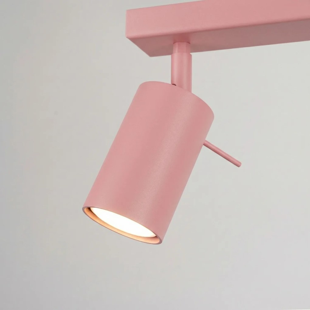 Sollux Lighting Stropní svítidlo RING 3L růžové