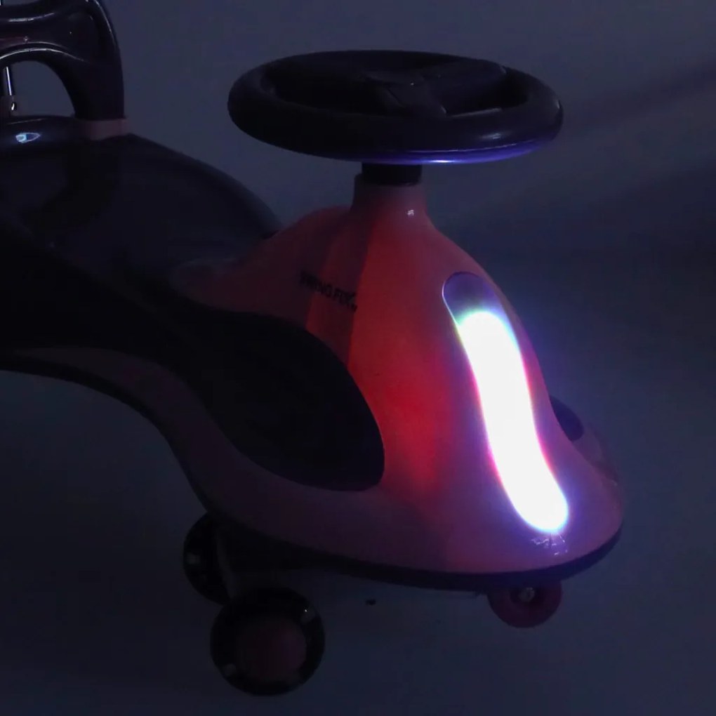 Creative Corner LED Swing FIX S2 gravitační koloběžka s rukojetí fialová max. 100 kg