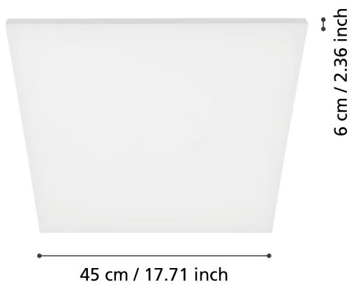 Eglo 98902 - LED Stropní svítidlo TURCONA LED/20W/230V