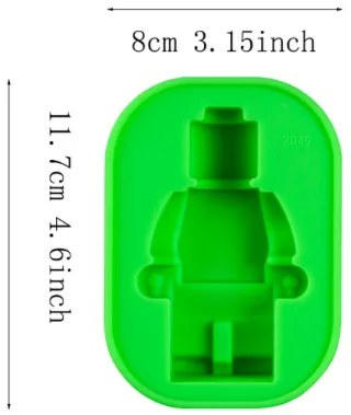 Silikonová forma "Lego" Varianty: Velký panáček
