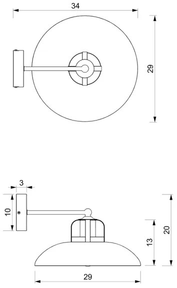Nástěnné svítidlo FELIX 1xE27/60W/230V bílá