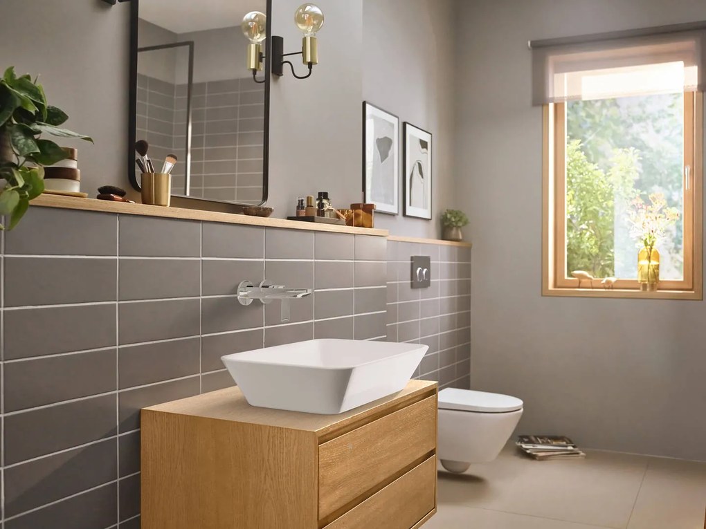 Hansgrohe Rebris E, umyvadlová baterie pod omítku, 2-otvorová instalace, chromová, 72568000