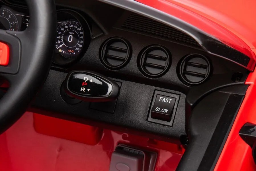LEAN CARS Elektrické autíčko Ford Mustang GT500 Shelby červené