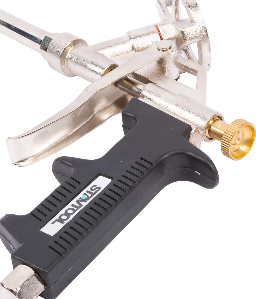 STAVTOOL Pistole celokovová na PU pěny s kovovou regulací | 340 mm