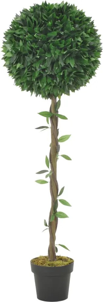 Umělá rostlina vavřín s květináčem - 130 cm | zelená
