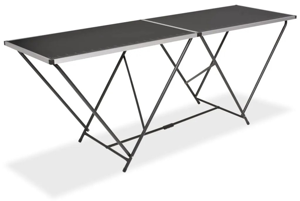 Skládací tapetovací stůl MDF a hliník 200 x 60 x 78 cm 142920