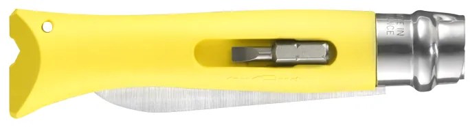Opinel DIY N°09 multifunkční nůž 8 cm, žlutá, 001804