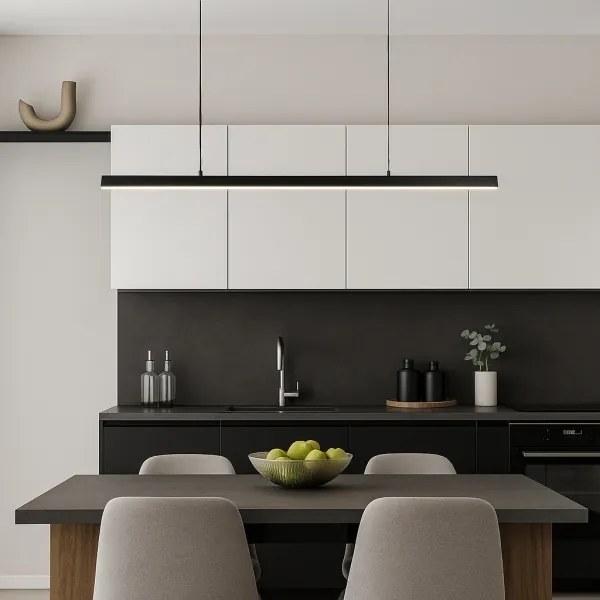 Brilagi - LED Lustr na lanku PAXIS LED/30W/230V 120 cm černá
