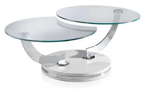 Skládací konferenční stolek s konstrukcí v bílé barvě Ángel Cerdá Evita