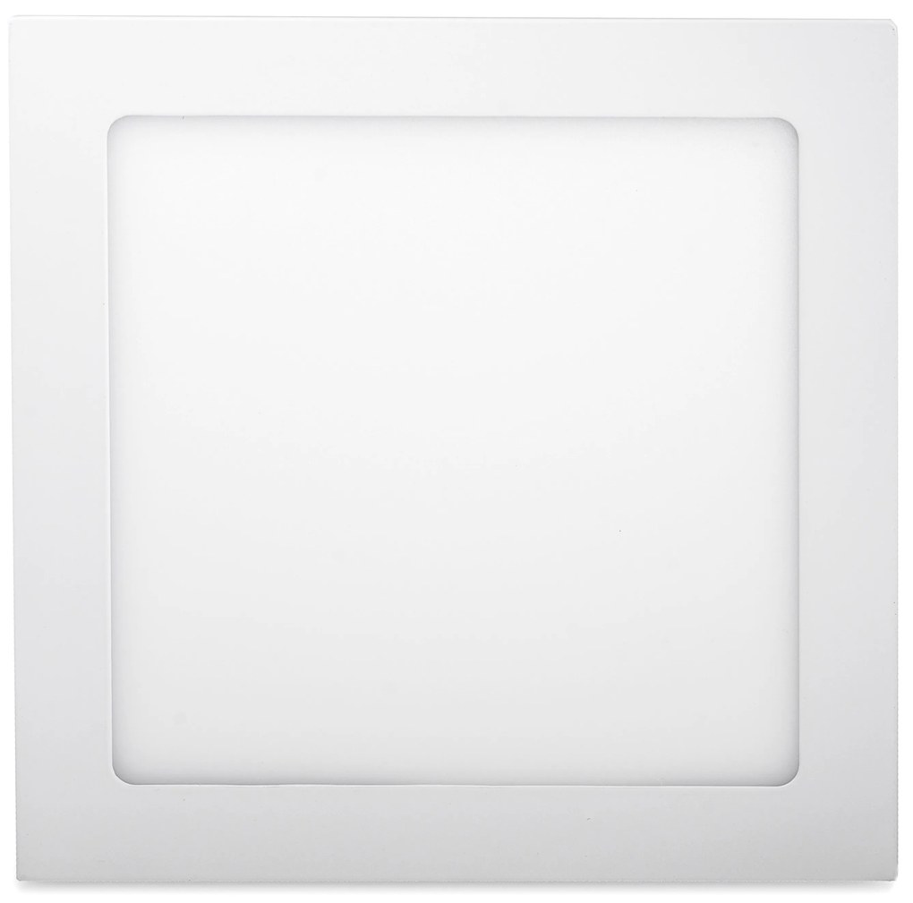 LED Solution Bílý vestavný LED panel hranatý 225 x 225mm 18W Barva světla: Denní bílá 191096