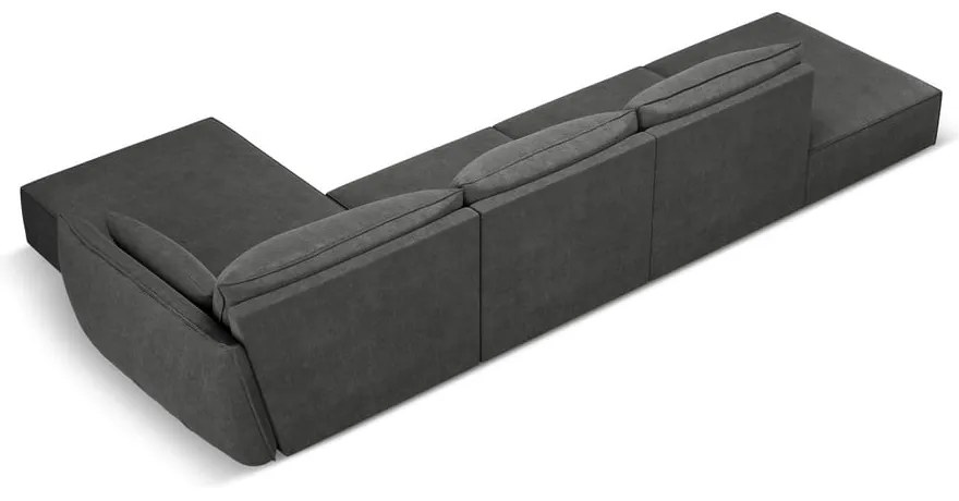 Šedá rohová pohovka (pravý roh) Vanda – Mazzini Sofas