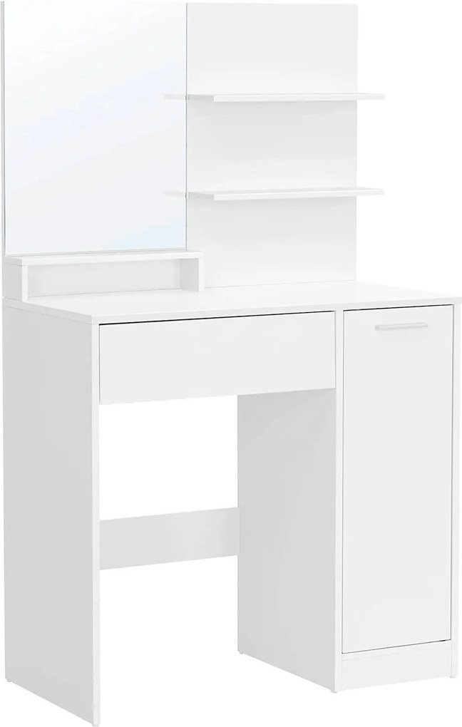 XXXLutz TOALETNÍ STOLEK, bílá, 80/40/132 cm Boxxx - Online Only toaletní stolky - 002543007129