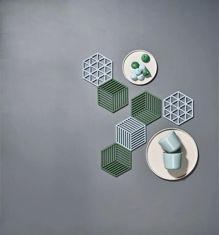 Podložka pod horké nádobí Hexagon šalvějově zelená