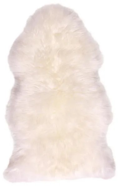 Bílá ovčí kožešina Pipsa Mouton, 110 x 80 cm