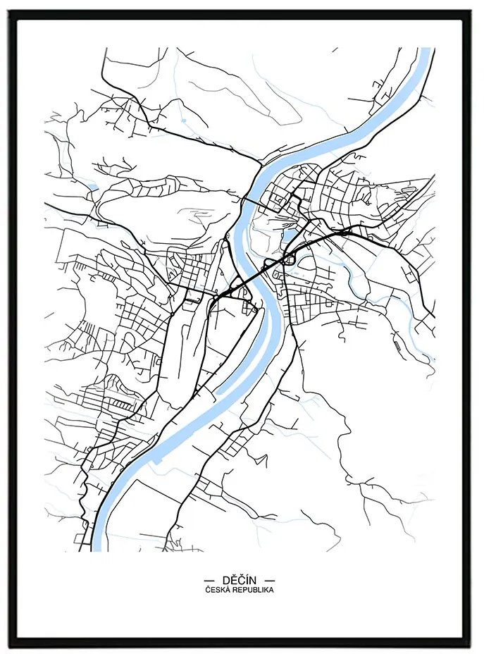 Děčín - 30x40 cm Obraz