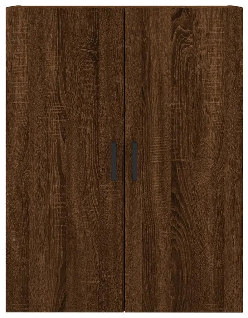 Skříň highboard hnědý dub 69,5 x 34 x 180 cm kompozitní dřevo,  3195682