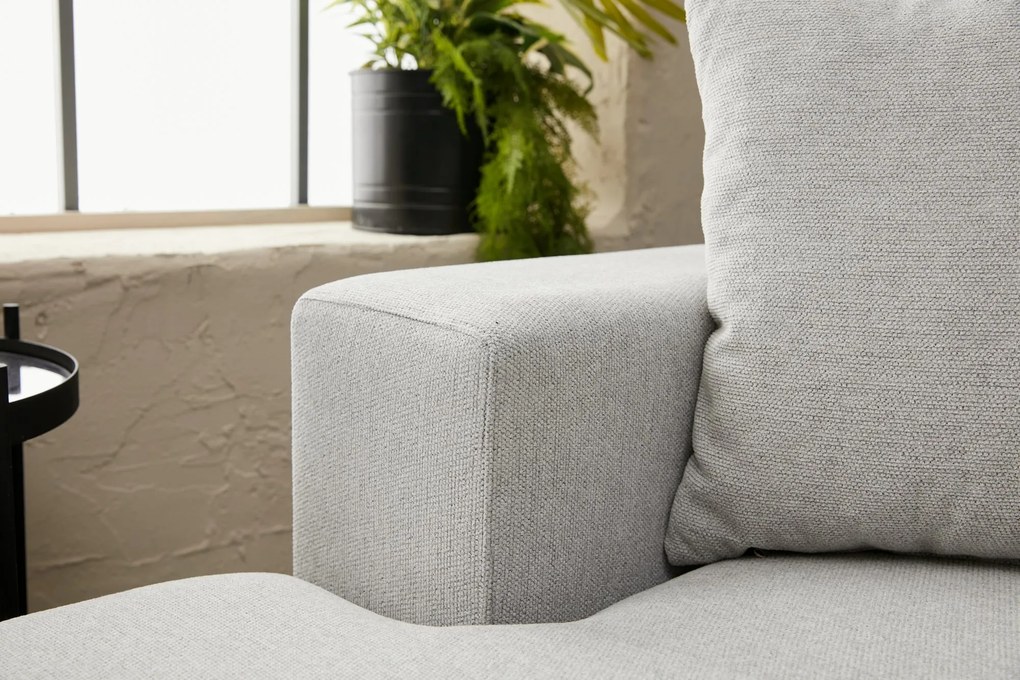 Atelier del Sofa 3-místná pohovka Liva - Grey, Šedá