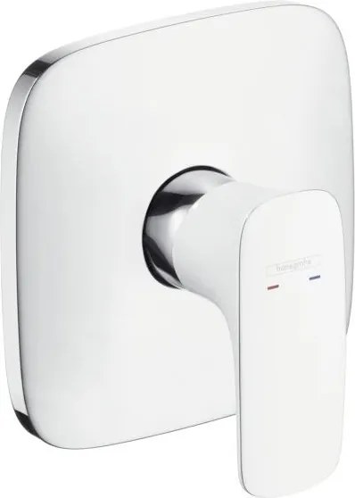 Hansgrohe PuraVida, páková sprchová baterie pod omítku, bílá/chromová, 15665400