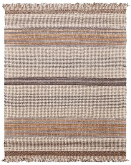 Diamond Carpets India, Ručně vázaný kusový koberec Houndstooth DESP HL89 Beige Mix, 80x150, béžová, hnědá, ložnice