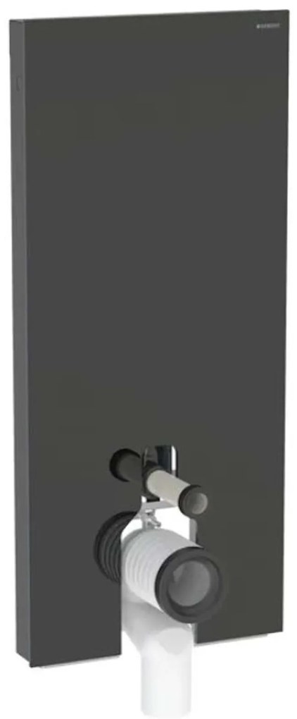 Geberit Monolith - Sanitární modul pro stojící WC, 114 cm, spodní přívod vody, černá 131.033.SJ.6