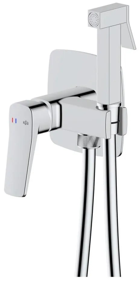 KFA Armatura 4529-512-00-Bidet. baterie se sprškou pro pod. ins. MALAGA l. chrom