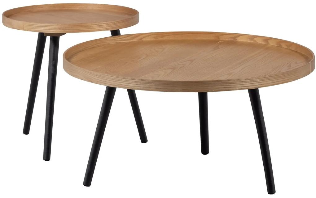 Hoorns Jasanový konferenční stolek Mireli 60 cm