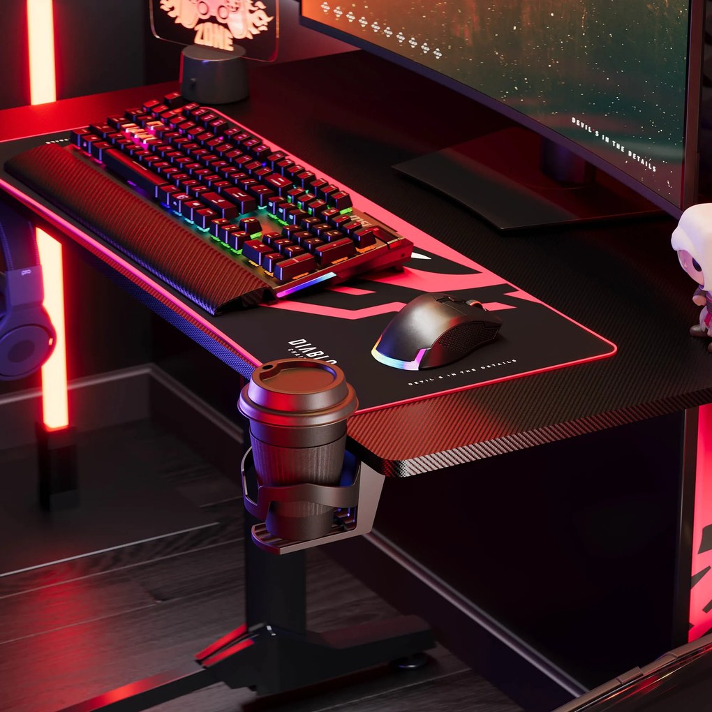 Herní stůl 100 cm černý: Diablo X-Mate 1000