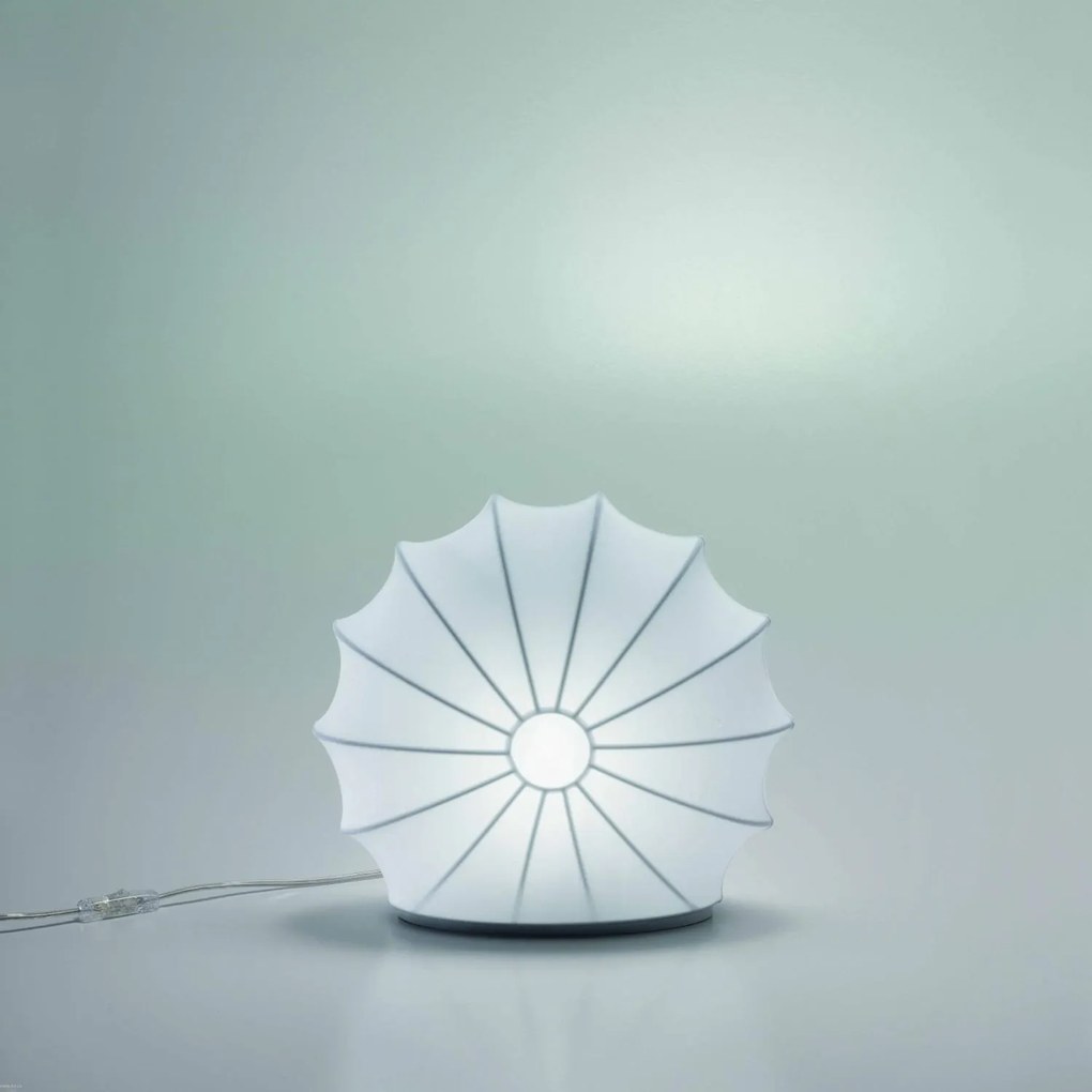 Axo light LTMUSEPXBCXXE14 Muse, designová lampička z bílého textilu, 1x42W, výška 29cm