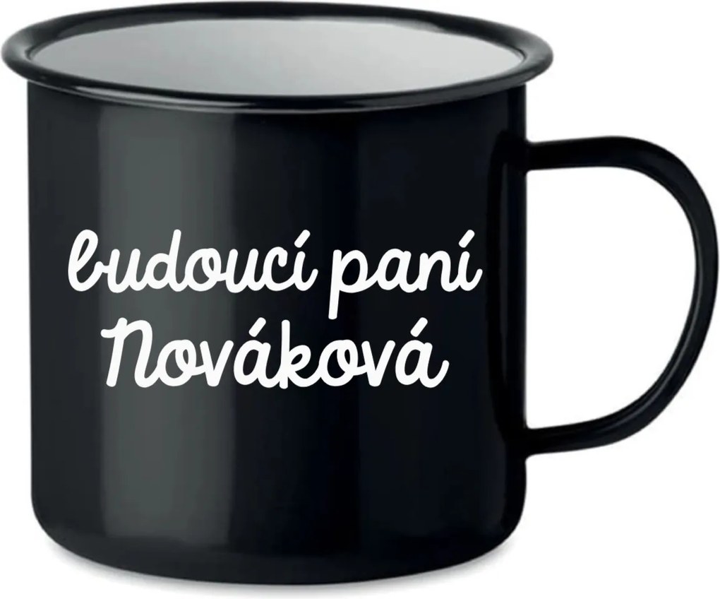Personalizovaný retro plecháček - budoucí paní