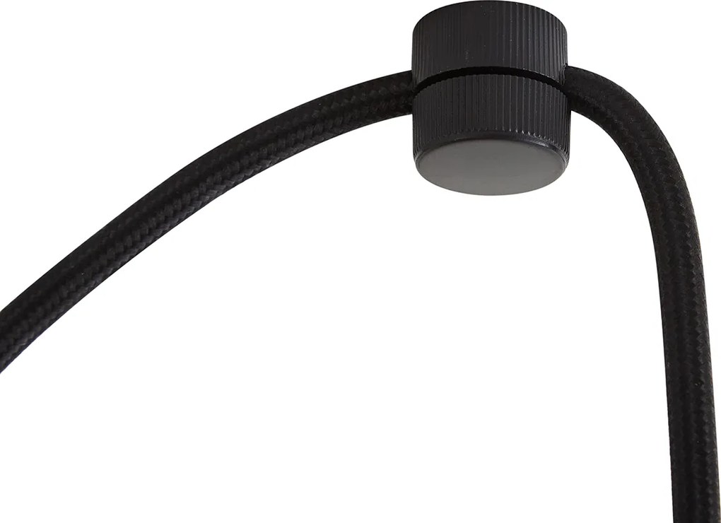 Designová červená závěsná lampa s opálovým sklem, 3 světla - Tulip