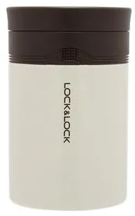 LOCKNLOCK TERMOSKA NA JÍDLO A PITÍ WAVE, 500ML, BÍLÁ