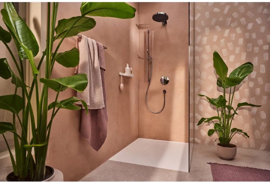 HANSGROHE Hansgrohe, sprchové rameno S 390 mm, chromová, HAN-24357000