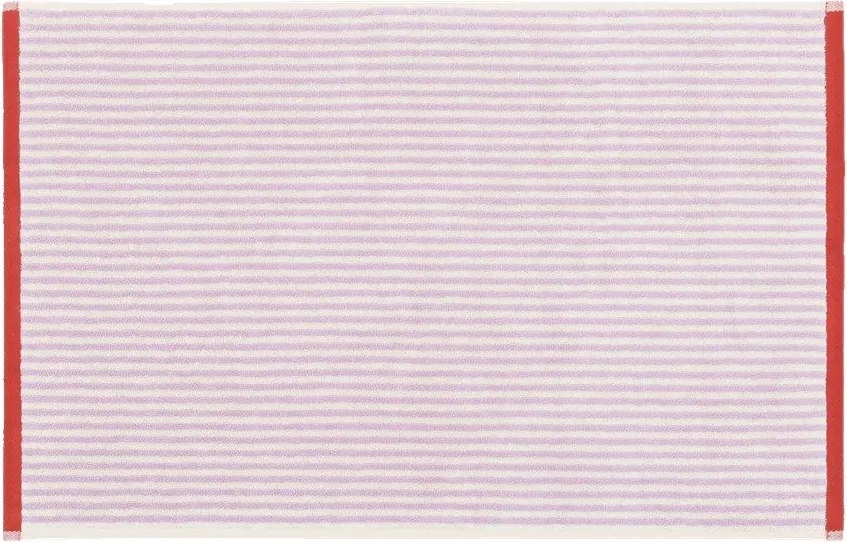 Froté bavlněný ručník v levandulové barvě/krémový 50x80 cm Gobo – noo.ma