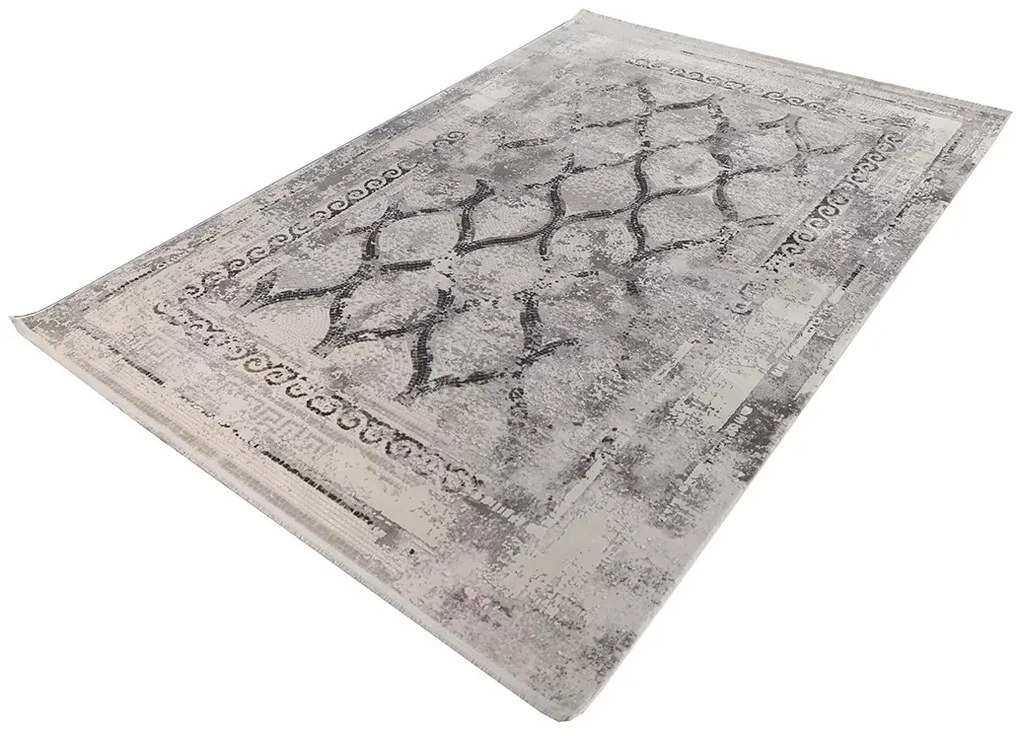 Berfin Dywany, Kusový koberec Creante 19148 Grey, 200x290, šedá, obývací pokoj