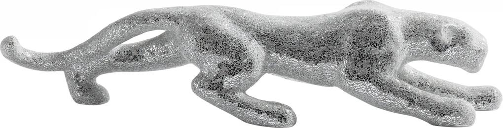 Dekorativní Figurka Mosaik Panther Deluxe - stříbrná