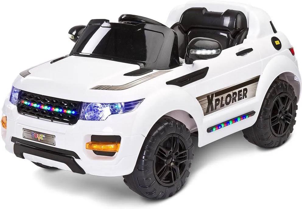 Elektrické autíčko Toyz Xplorer- 2 motory white | BIANO