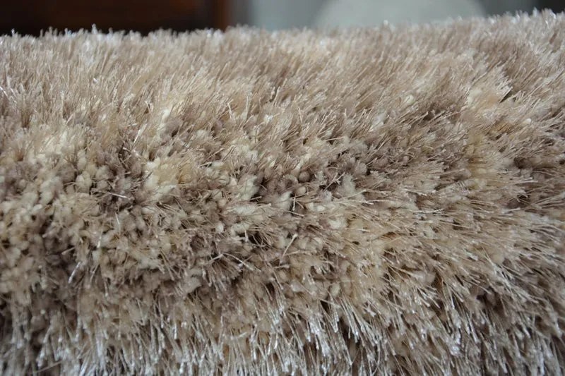 Kusový koberec Shaggy SPACE 3D AARON hnědý