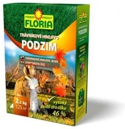 Trávníkové hnojivo agro trávníkové hnojivo - podzimní floria, 2.5kg