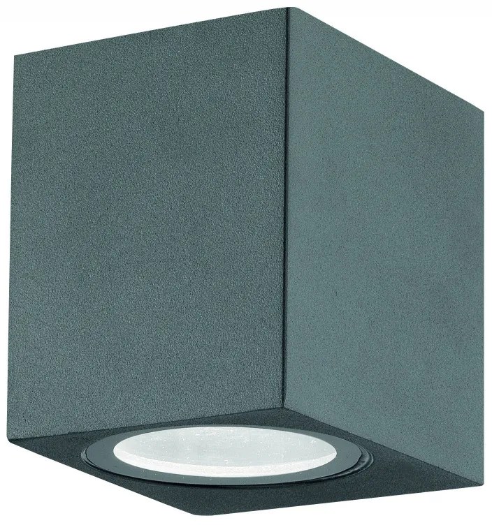 Svítidlo Nova Luce NERO S WALL GREY nástěnné, IP 54, GU10