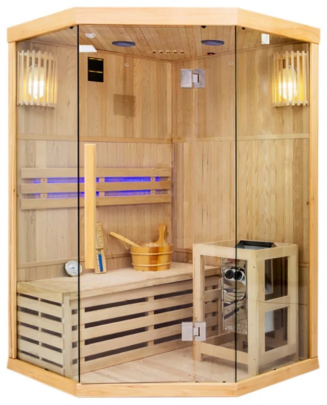 BPS-koupelny Finská sauna Relax HYD-3135 120x120, 1-2 osoby