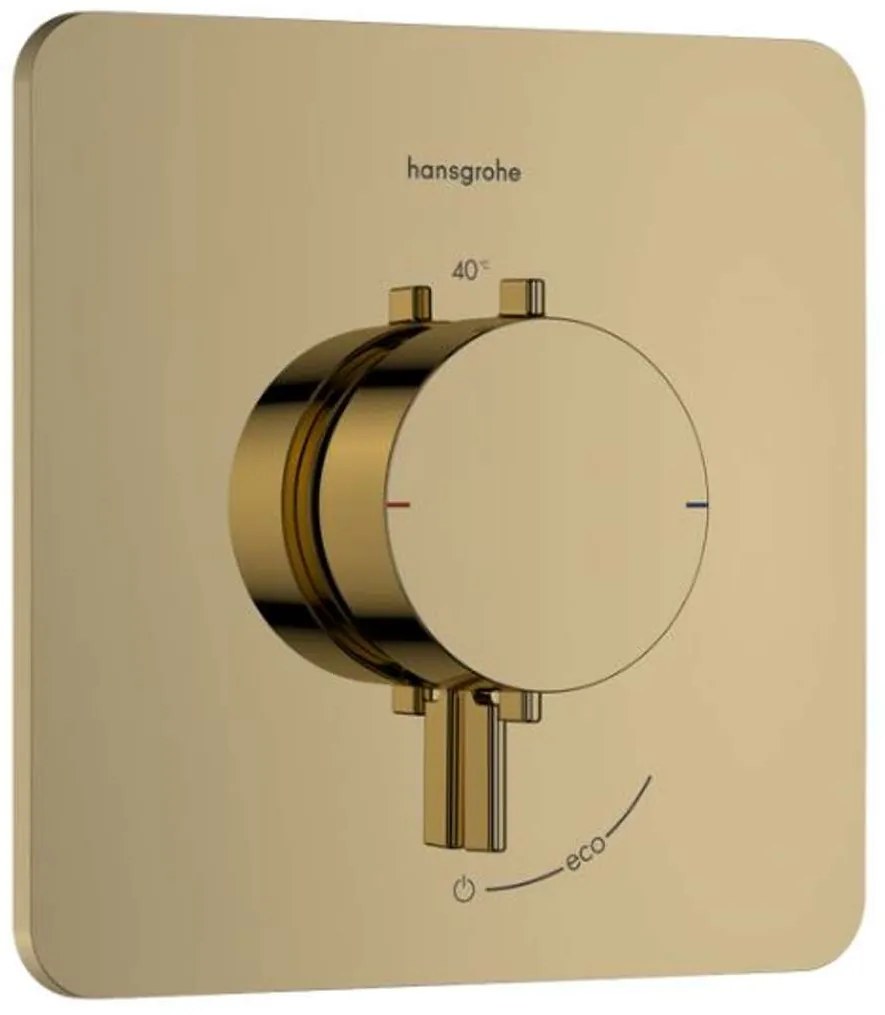 Hansgrohe Ecostat Comfort Q - Termostatická baterie pod omítku, leštěný vzhled zlata 33712990