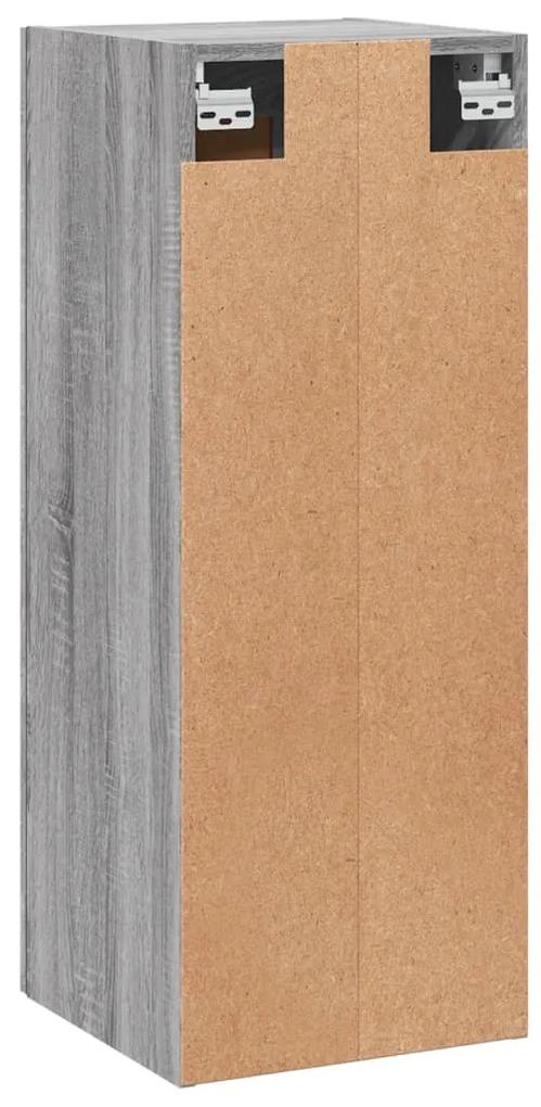 Nástěnná skříňka šedá sonoma 34,5 x 34 x 90 cm kompozitní dřevo