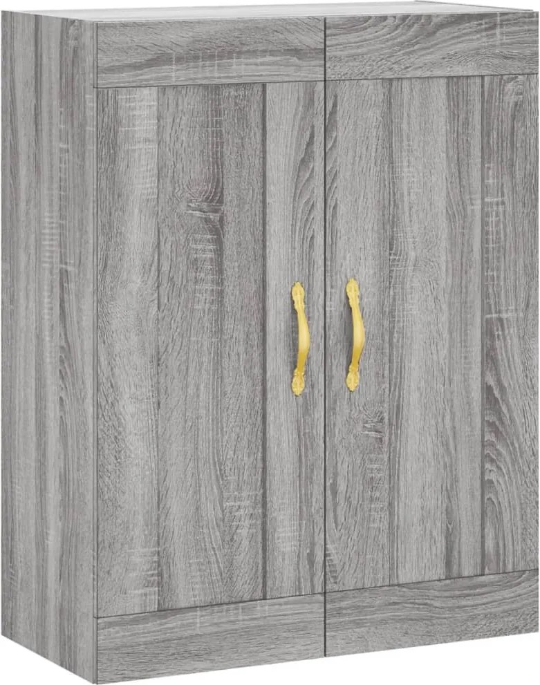 Skříň highboard šedá sonoma 69,5 x 34 x 180 cm kompozitní dřevo 3199735