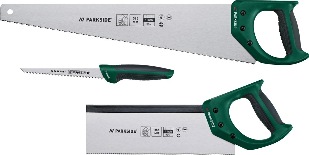 Parkside® Sada pil Pshm 5 A1, 3dílná / 6dílná (dřevo)
