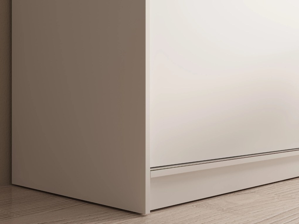 ADRK Furniture Šatní skříň s zrcadlem Hailey 180 SW-HAI-180-W