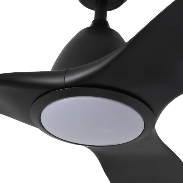 ZEVENTI - LED Stropní ventilátor URBINO LED/20W/230V Wi-Fi Tuya černá + DO