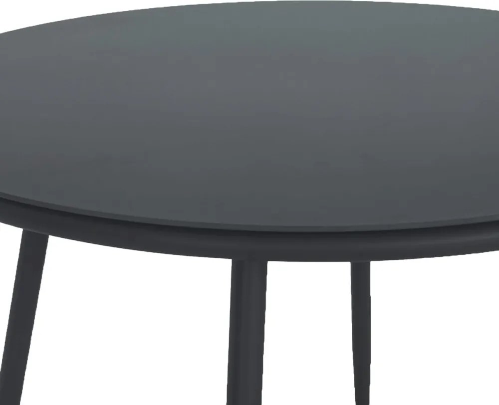 Zahradní stůl 90x90cm AZT-L1352 GREY, kov, šedá