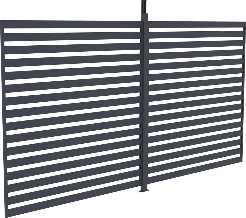 Příslušenství G21 fixní lamelová stěna 3,7x2,2 m pro pergolu Austin