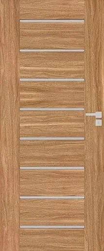 DRE Premium interiérové dveře levé 80 cm ořech karamelový PERMAOK80L